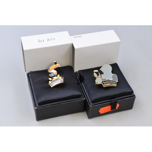 Two Collectable Limited Edition Guinness Badge Collection Enameled Pin ...