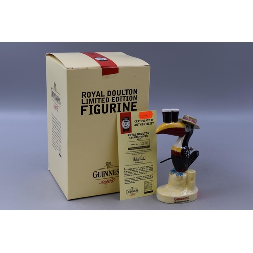 Boxed Royal Doulton Limited Edition 1270/2000 "Guinness Seaside Toucan ...