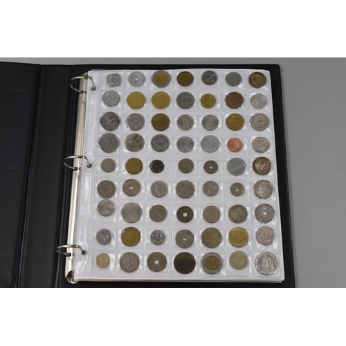 Approx 196 Mixed Worldwide Coins Complete with Sleeves and Folder