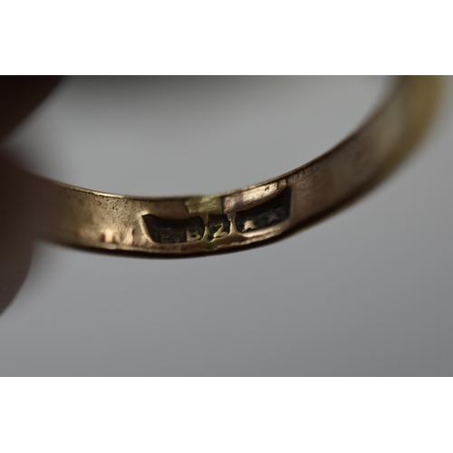 Gold Signet Ring (Please See Markings for Confirmation) Complete with ...