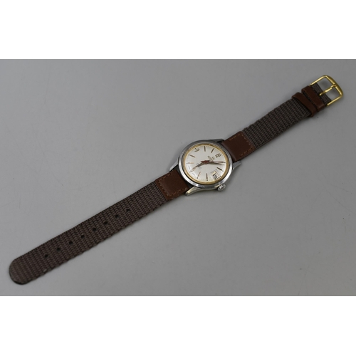 R W Roamer Brevette 17 Jewels Mechanical Watch with Strap (Working)
