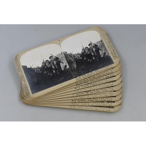 Ten WWI Stereoscopic Photographic Slides
