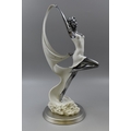 Large Elegant Art Deco Style Dancing lady Statue 46cm