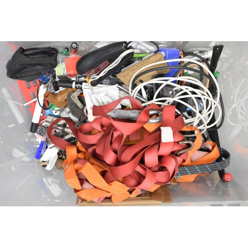 Two Large Boxes of Various Useful Odds and Sods To Include Ratchet ...