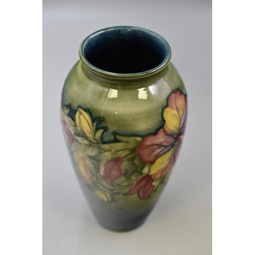 Moorcroft Hibiscus Pattern Large Ovoid Vase (26cm) with the Monogram of ...