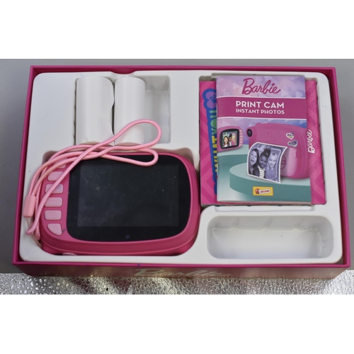 Boxed Barbie Print Cam 3 in 1 Instant Selfie Cam