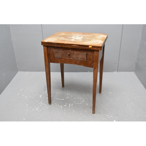 Vintage NOVUM Deluxe Mark III Sewing Machine Table Approx 79cm x 60.5cm ...