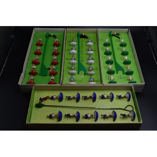 Four Boxed Complete Vintage Subbuteo Teams - Includes West Ham United ...