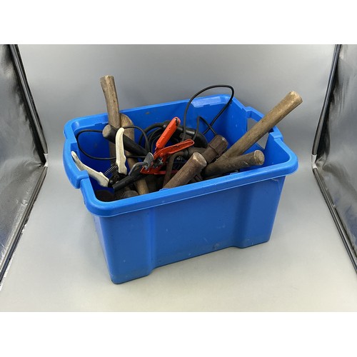 Mixed Lot of Good Quality Tools to include Hammers, Tin Snips ...