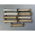 Nine Silver Medal Bars (Cyprus, Afghanistan, & Cyprus) marked Copy