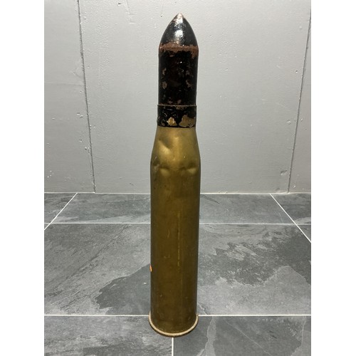 Large Artillery Shell in Brass case (80cm Long)