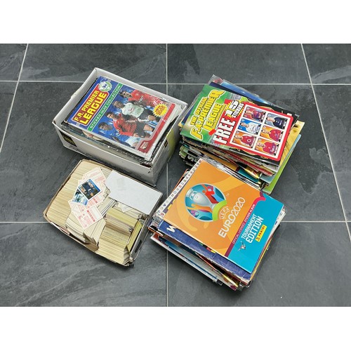 A Large Selection of Football Sticker Albums (Some Part Complete, Some ...