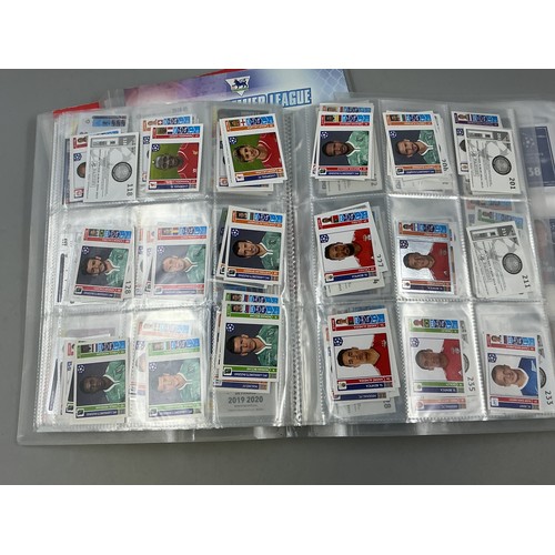 Three Folders Containing a Selection of Panini and TOPPS Football ...