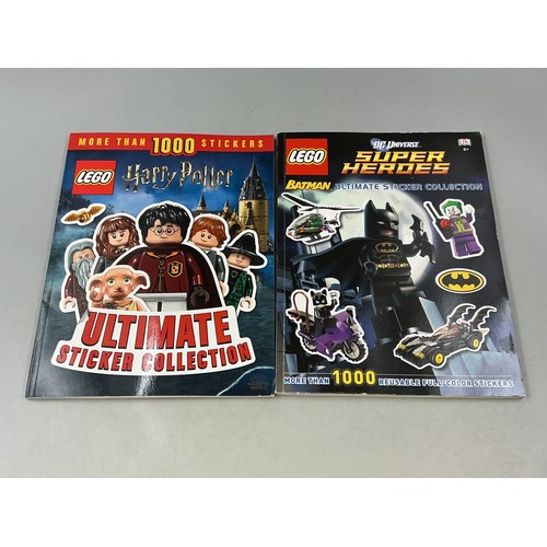 Two Lego Sticker Collection Annuals to include Batman and Harry Potter