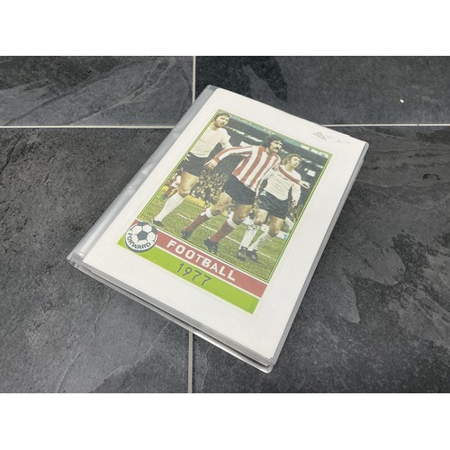 A Binder of Assorted Topps 1977 Football Collectors Cards - English ...
