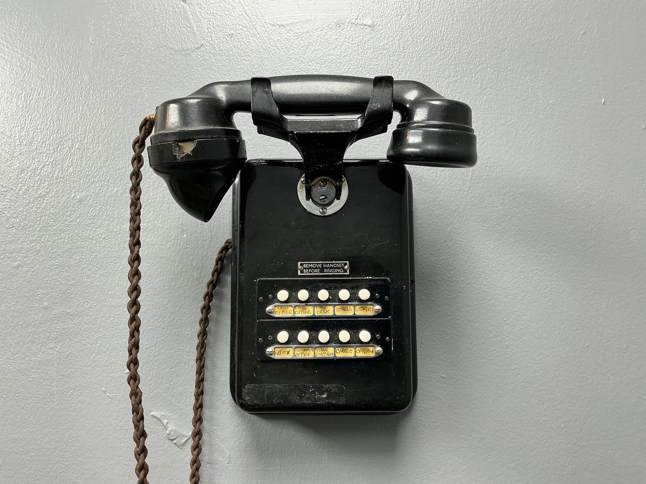 Vintage 1940's 10 Switch Switchboard Bakelite and Metal Wall Hanging ...