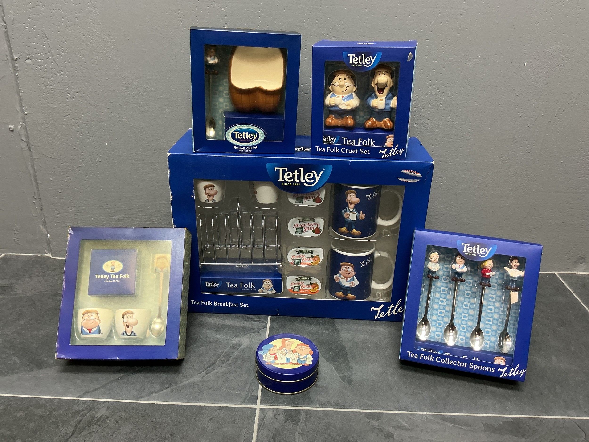 Tetley Tea Boxed Collection, To Include Tea Folk Breakfast Set, Teas ...