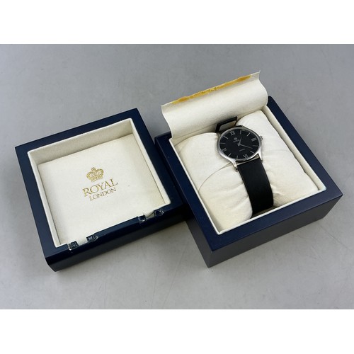 Royal London Gents Quartz Watch (Working) Complete with Presentation Box