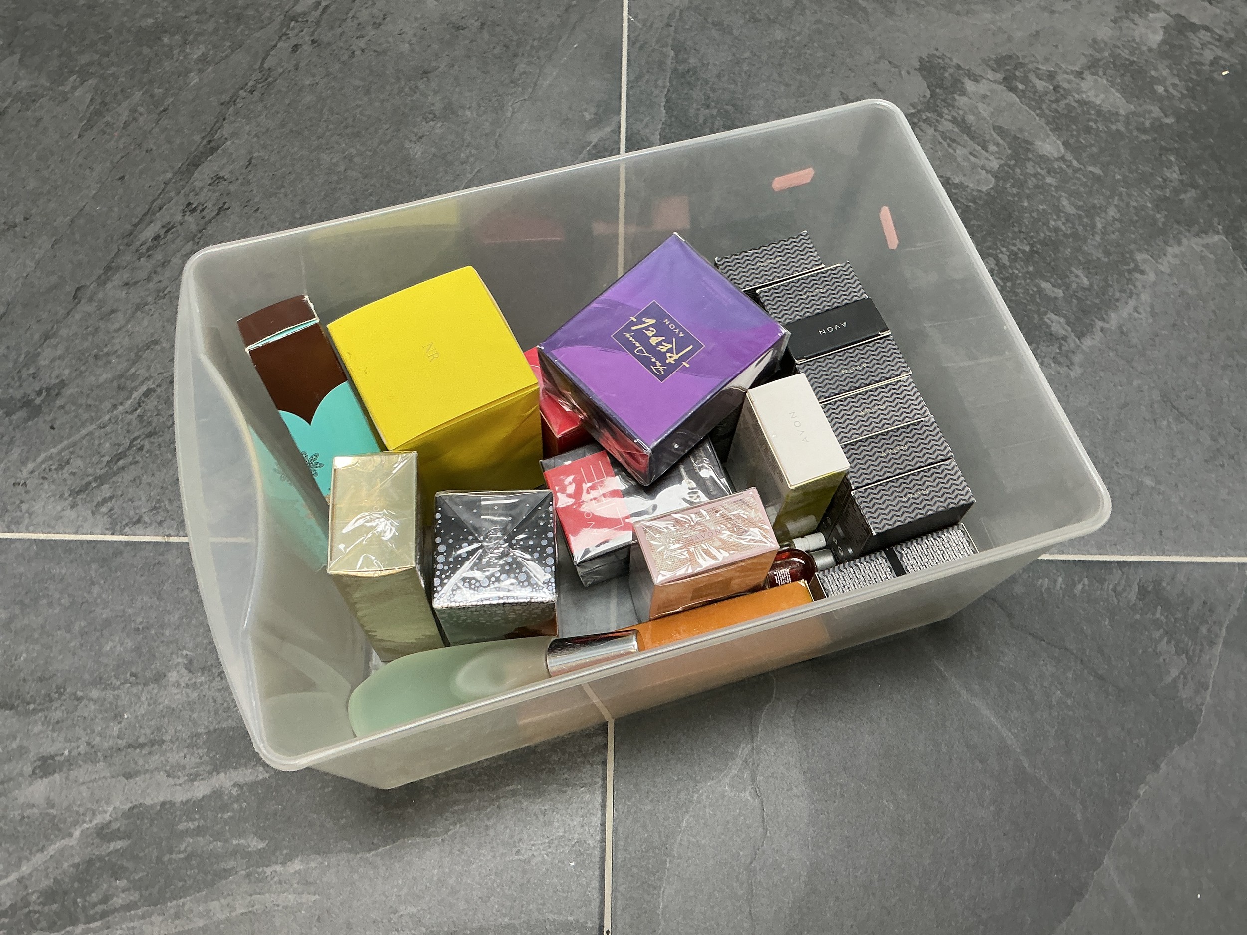 Large Selection of AVON Perfumes with 6 Sealed Boxes includes Rebel ...