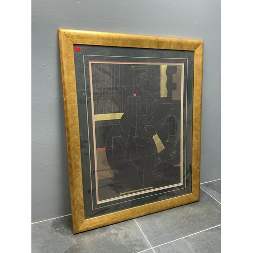 A Set of Four Susan Hartenhoff Ebony Sublime 1-4 Prints, In Gilt Frame ...