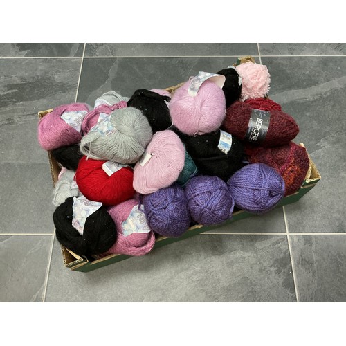 Large Mixed Lot of Quality knitting Wool Rolls to include Brands of ...