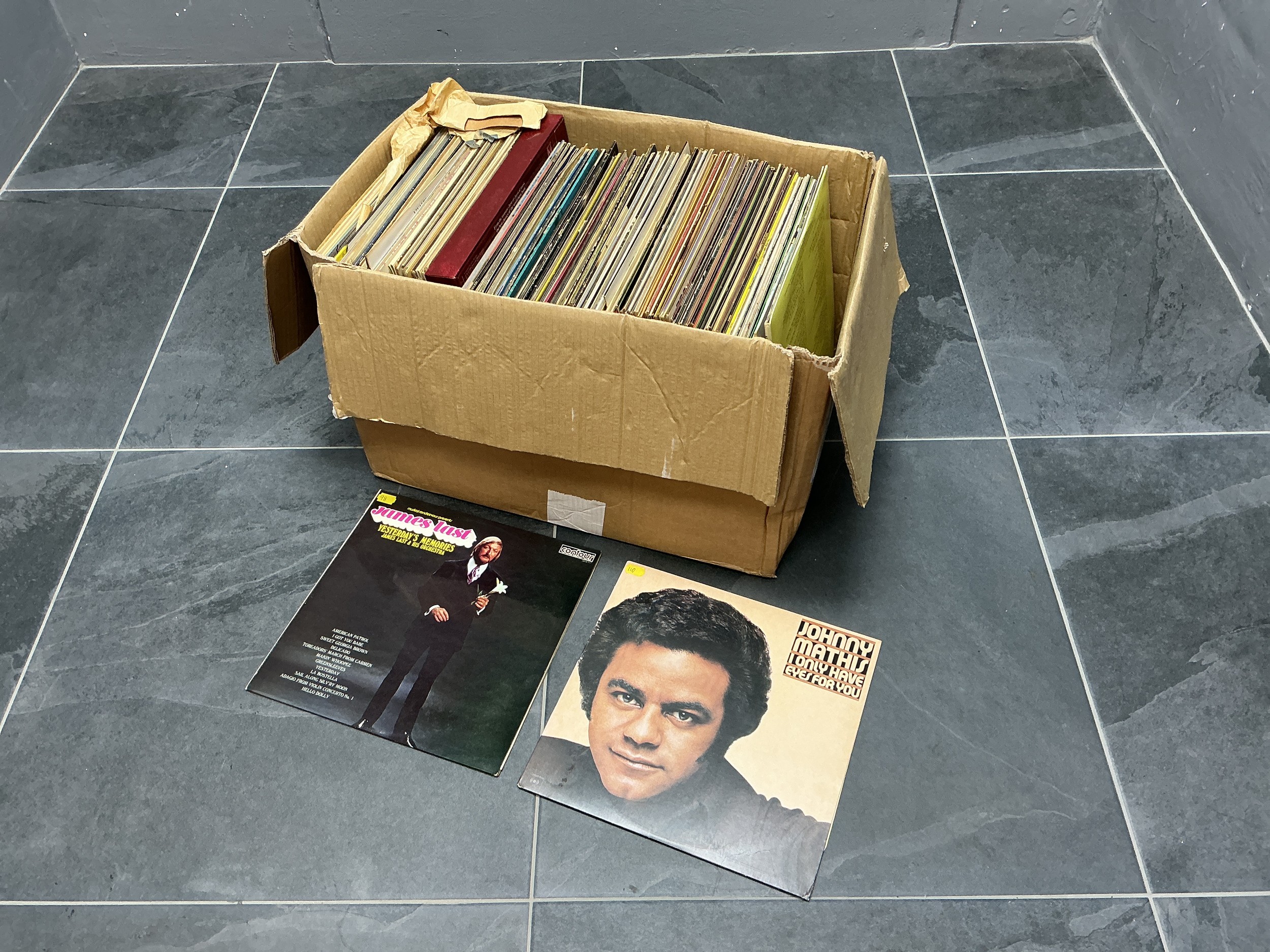 A Large Selection of Vinyl LPs, 78s, And Box Set (Mostly Easy Listening ...