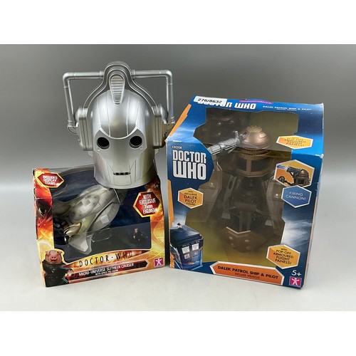 Doctor Who Dalek Patrol Ship & Pilot, Micro Universe Slitheen Cruiser ...