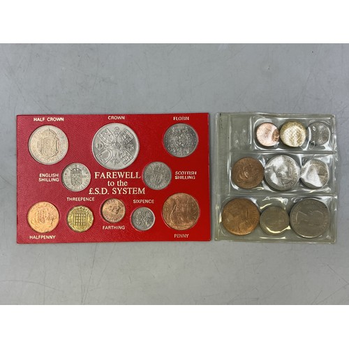 Pre Decimal Coin Set and a 1953 Coronation Set