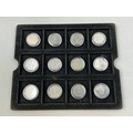 Twelve Collectable UK 50p Coins in Capsules - Includes Commonwealth ...
