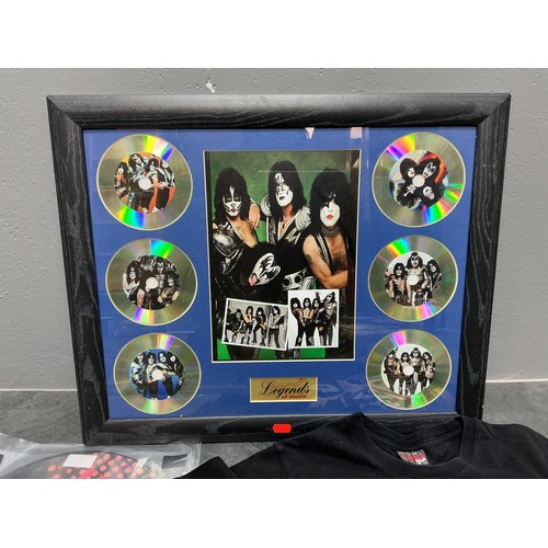 Kiss Collectors Selection Includes CD Wall Art, Kiss Fire Picture Disk ...