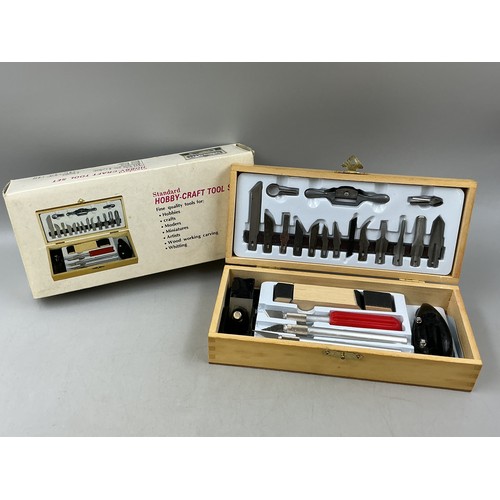 A Twenty-Three Piece Hobby-Craft Tool Set - For Miniatures, Models ...
