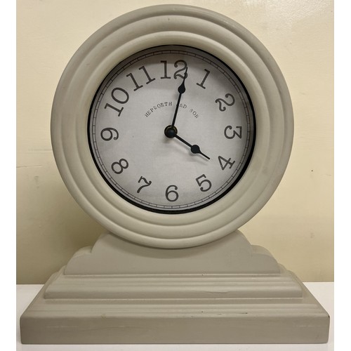 A contemporary mantel clock, by Hepworth & Son. Dimensions(cm) H32, W30 ...