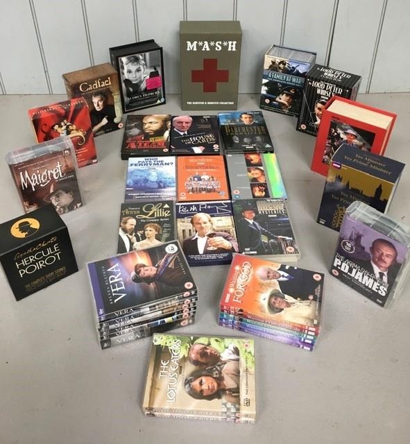 A collection of 26 DVD box-sets & TV series.