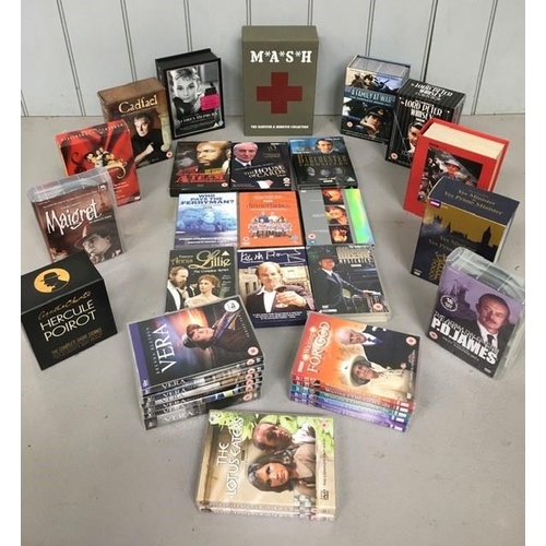 A collection of 26 DVD box-sets & TV series.