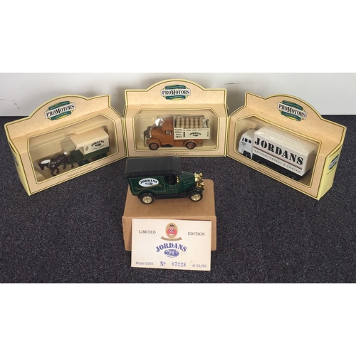 A mixed lot of three Lledo & one Oxford Diecast (limited 7228/20000 ...