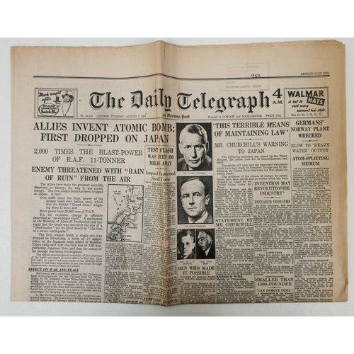 A collection of antique, vintage & modern newspapers, dating from 1802 ...