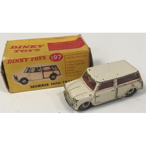 Dinky Toys 197 - Morris Mini-Traveller, in white. Complete with ...