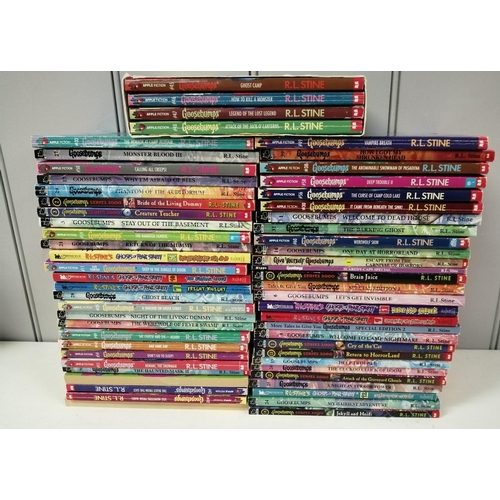 A collection of fifty-nine story books from the Goosebumps series, by R ...