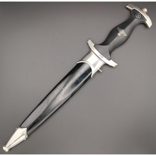 A reproduction SS Dagger & matching Scabbard. Blade maker's mark' RZM ...