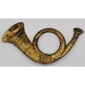 A US Civil War-era infantry Bugle cap badge.