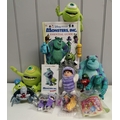 A collection of eighteen pieces of Monsters Inc. merchandise. To ...