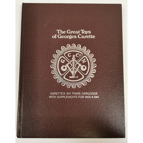A rare copy of 'The Great Toys of Georges Carette', leather bound ...