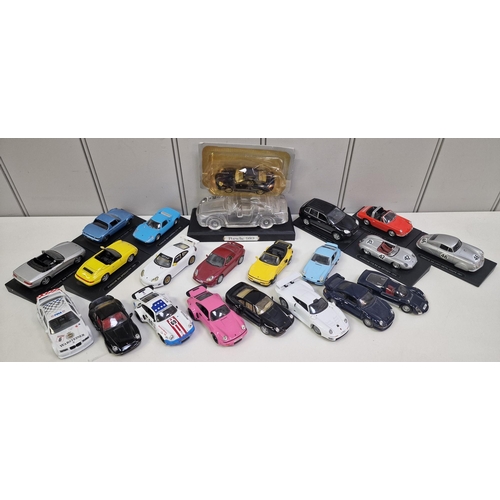 A collection (appears complete) of 52 DeAgostini Porsche models, with ...