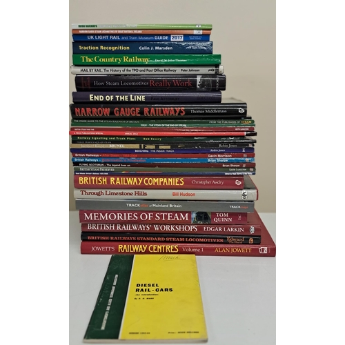 A large collection of 48 railway interest books.