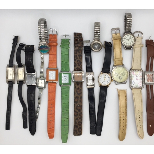 A collection of 15 vintage ladies watches. Makers include 'Oasis ...