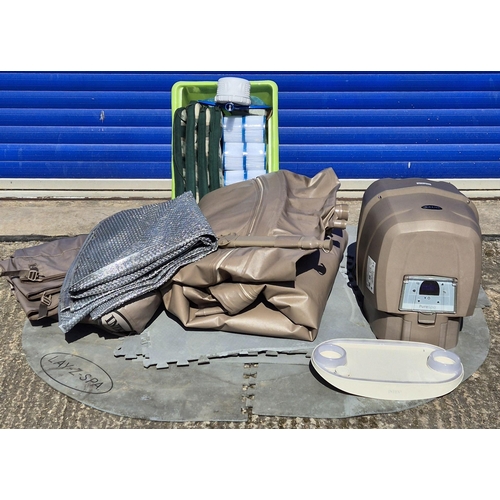 Intex 'Pure Spa 8B-H20' inflatable hot tub, accessories & seat cushions ...