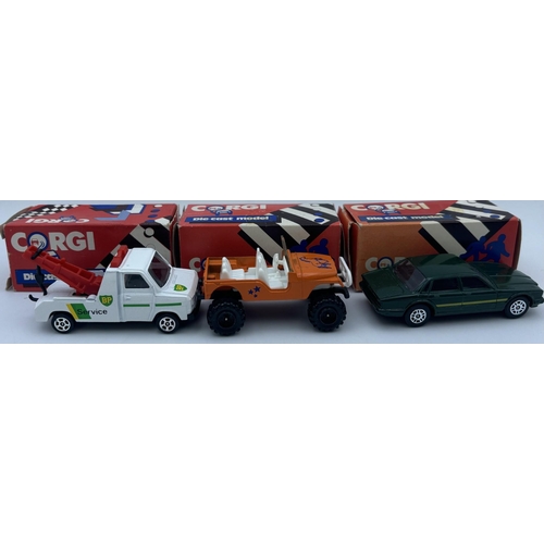 Corgi Juniors (x7). To include Ford Sierra, Volvo 760, Jaguar XJ40, 4x4 ...