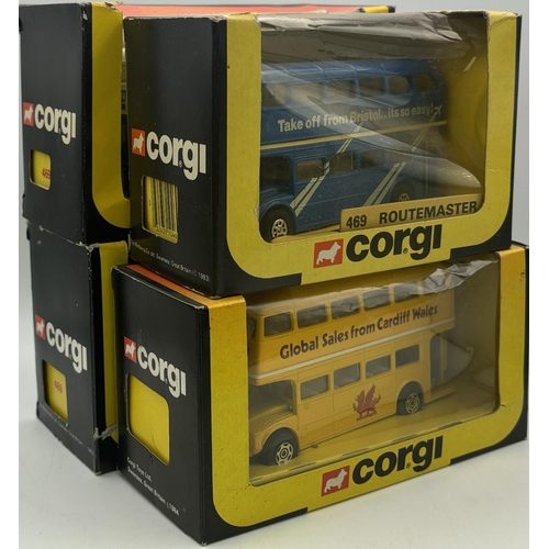 Corgi Classics Routemaster buses (x4). To include London Crusader, TDK ...