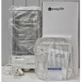 Pair of boxed Easylife Halogen Heaters. Both appear unused.