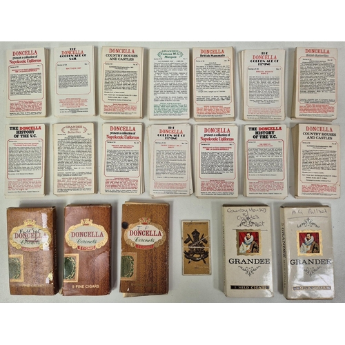 Collection of full & partial cigar card sets, by Doncella, together ...